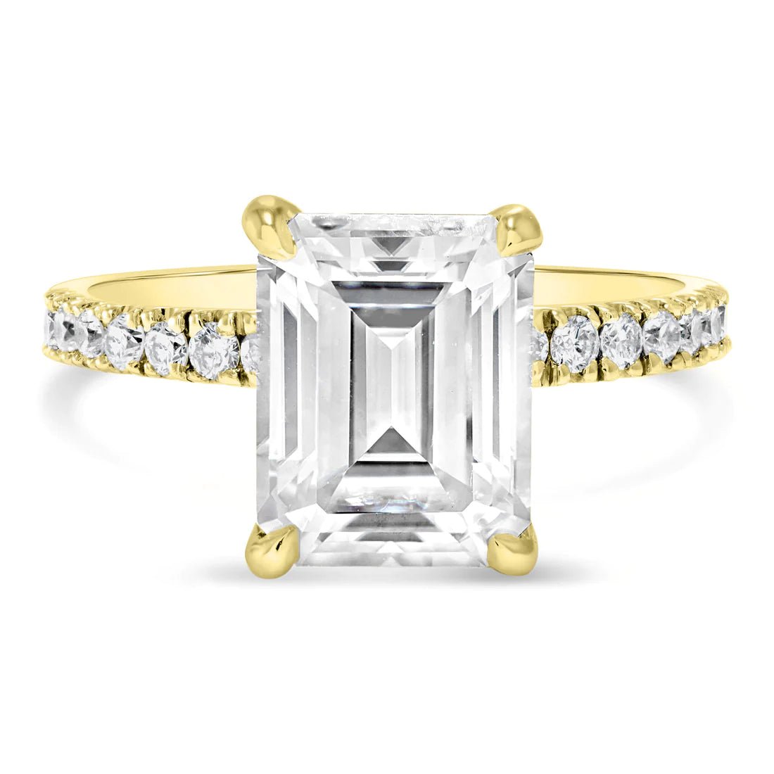 Angela Emerald Engagement Ring Setting | Diamond Daughters