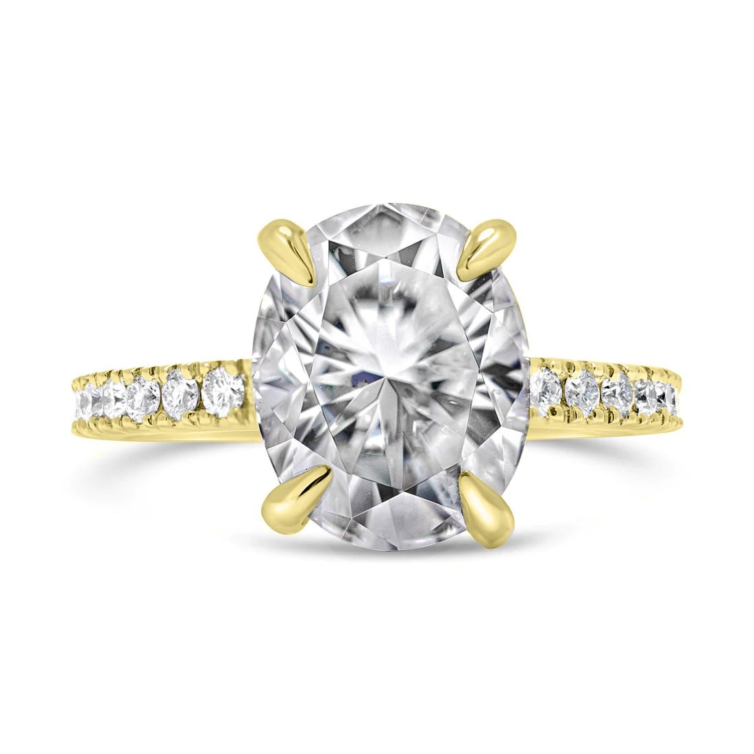 Angela Oval Engagement Ring Setting | Diamond Daughters