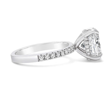 Angela| Oval Moissanite Engagement Ring – Diamond Daughters