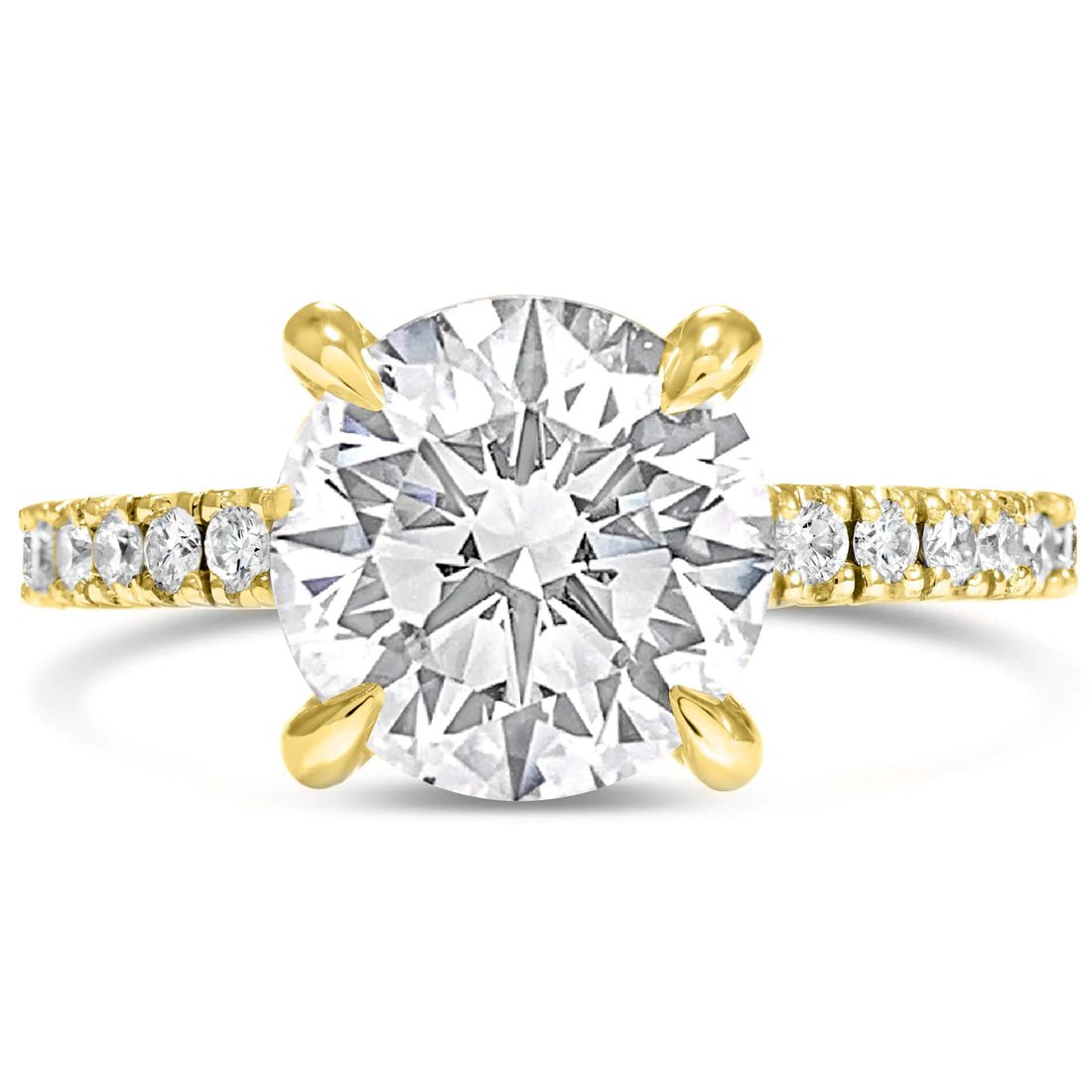 Angela Round Engagement Ring Setting | Diamond Daughters